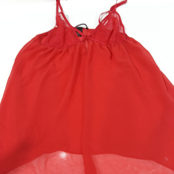 Victoria's Secret | Intimates & Sleepwear | Victorias Secret Sheer Red ...